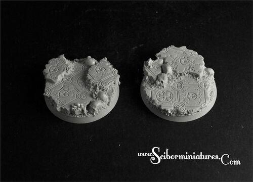 Scibor Monstrous Miniatures BRTR0095 Templar Ruins 40mm round bases set 1 (2 pcs)