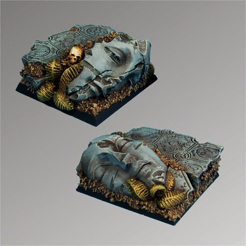 Scibor Monstrous Miniatures BSAN0012 Ancient Ruins 40 mm square bases (2 pcs)