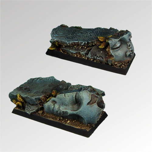 Scibor Monstrous Miniatures BSAN0014 Ancient Ruins 25mm / 50mm square bases (2 pcs)