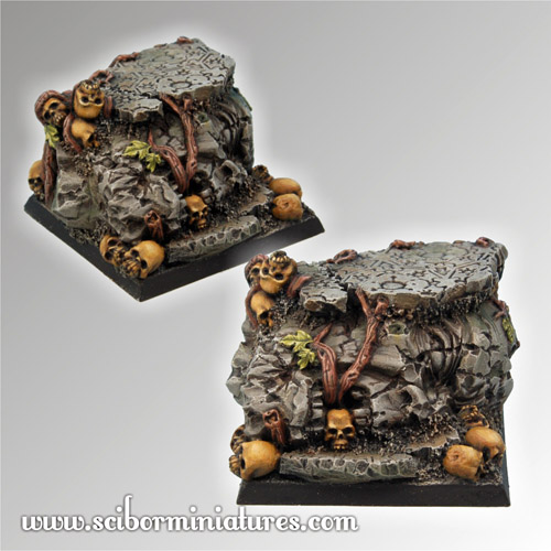 Scibor Monstrous Miniatures BSCH0017 Squalid Ground Square Base 40mm