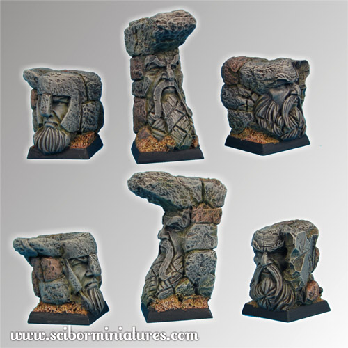 Scibor Monstrous Miniatures BSDW0037 Dwarven Ruins 20mm square bases