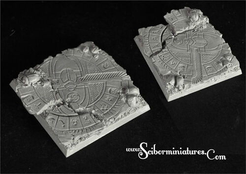 Scibor Monstrous Miniatures BSEG0064 Egyptian Ruins 50 mm square base