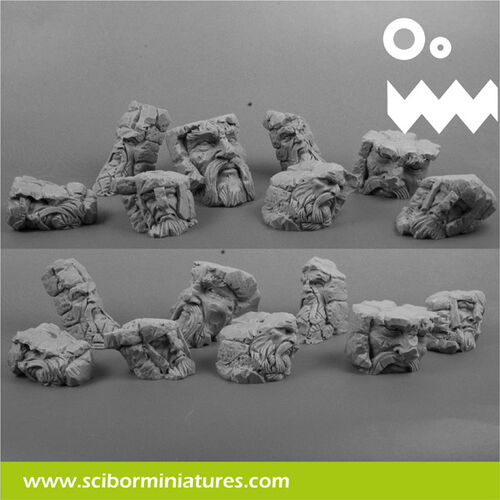 Scibor Monstrous Miniatures CPBA0157 Dwarven Basing Kit (8 pcs)