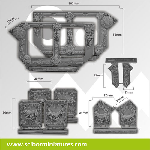 Scibor Monstrous Miniatures CPCE0208 Celtic Big Conversion set (10 pcs)