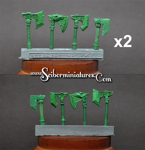 Scibor Monstrous Miniatures CPDA0246 Dwarven Axes (8 pcs)