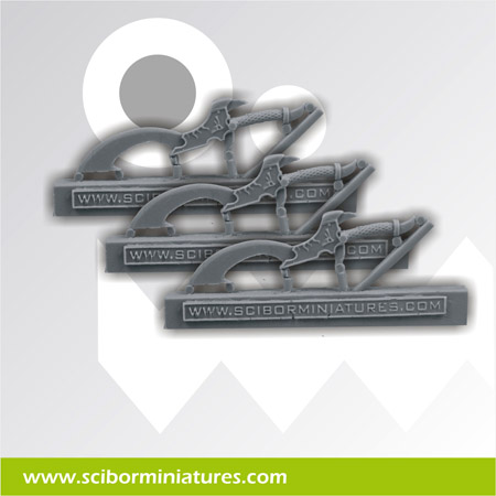 Scibor Monstrous Miniatures CPEG0123 Egyptian Swords (3 pcs)