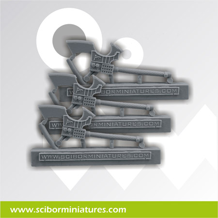 Scibor Monstrous Miniatures CPEG0124 Egyptian Axes (3 pcs)