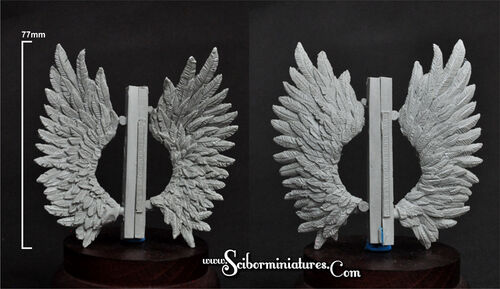 Scibor Monstrous Miniatures CPMW0237 Archangel Wings #2 (2 pcs)