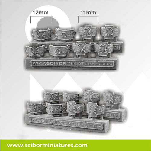Scibor Monstrous Miniatures CPPL0167 Omega Plates (8 pcs)