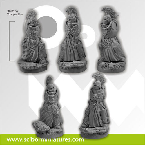 Scibor Monstrous Miniatures CPRO0219 SF Roman Legionaries Bodies Set 3 (5 pcs)