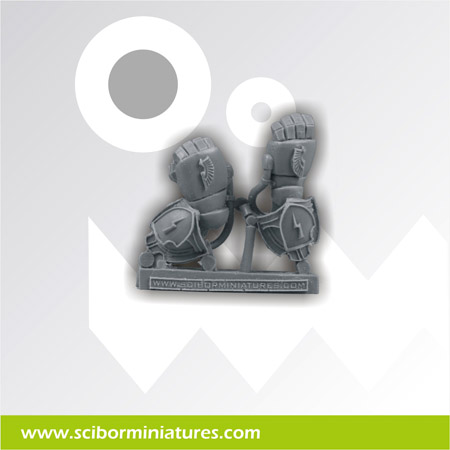 Scibor Monstrous Miniatures CPRW0131 SF Roman Weapon #4 (2 pcs)