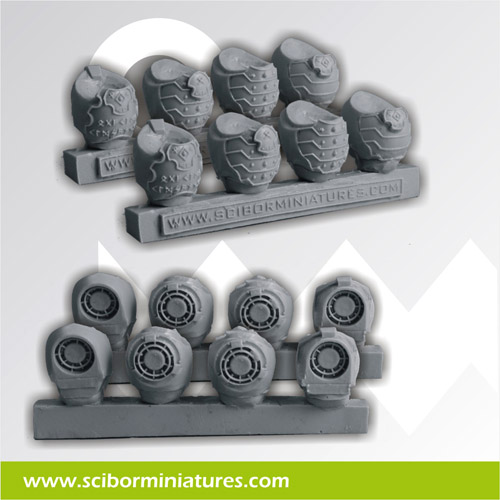 Scibor Monstrous Miniatures CPTO0056 Celtic Torsos (8 pcs)