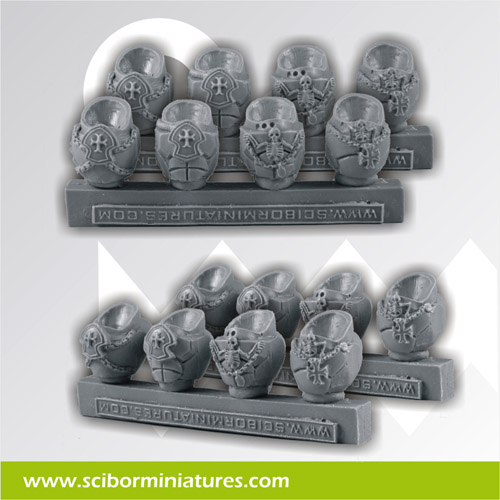 Scibor Monstrous Miniatures CPTO0075 Templar Torsos