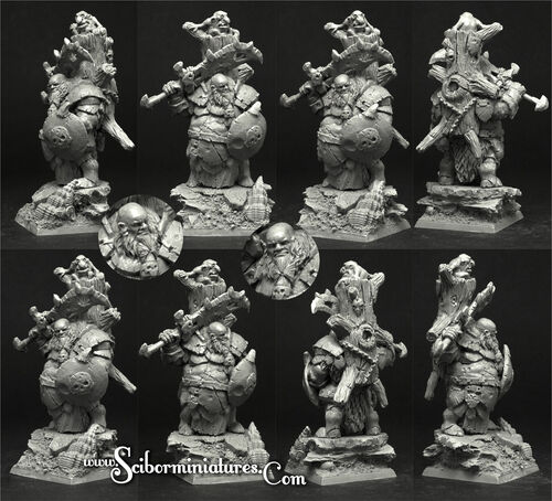 Scibor Monstrous Miniatures OGCH0024 28mm Ogre Chief #2