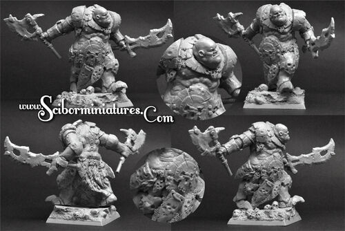 Scibor Monstrous Miniatures OGCH0029 28mm Ogre Chief #7