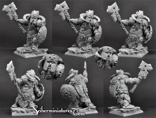 Scibor Monstrous Miniatures OGCH0030 28mm Ogre Chief #8