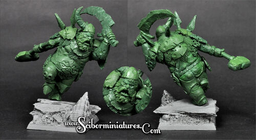 Scibor Monstrous Miniatures OGCH0032 28mm Ogre Chief #10