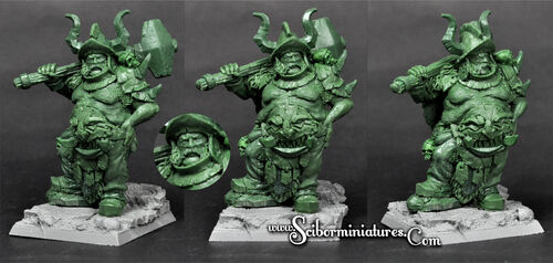 Scibor Monstrous Miniatures OGCH0033 28mm Ogre Chief #11