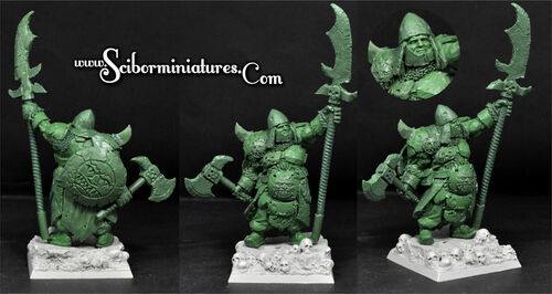 Scibor Monstrous Miniatures OGMG0036 28mm Mongolian Ogre Warrior #2