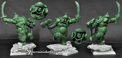 Scibor Monstrous Miniatures OGMG0037 28mm Mongolian Ogre Warrior #3