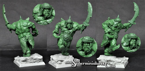 Scibor Monstrous Miniatures OGMG0038 28mm Mongolian Ogre Warrior #4