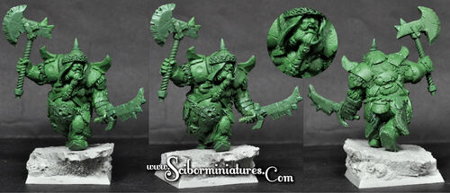 Scibor Monstrous Miniatures OGMG0040 28mm Mongolian Ogre Warrior #6