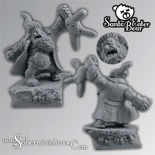 Scibor Monstrous Miniatures OGSA0003 Ogre Santa Bear Eater