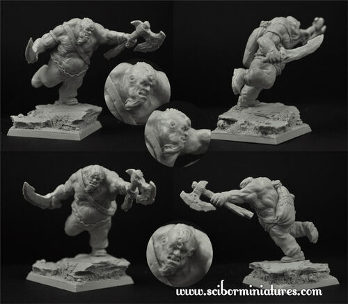 Scibor Monstrous Miniatures OGSE0011 28mm Ogre Cossack Semen