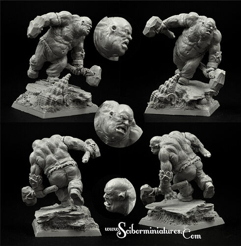 Scibor Monstrous Miniatures OGSE0013 28mm Ogre Cossack Vasyl