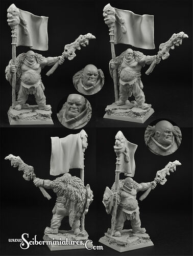 Scibor Monstrous Miniatures OGSE0015 28mm Ogre Cossack Bohun