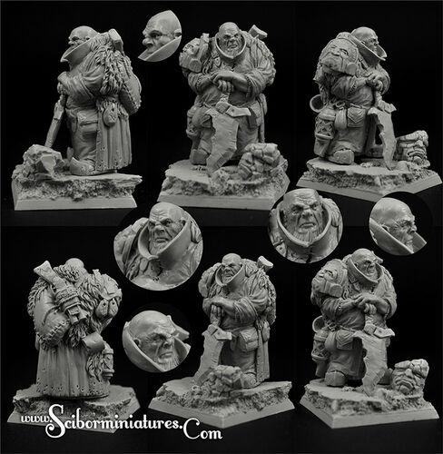 Scibor Monstrous Miniatures OGSE0016 28mm Ogre Hunter