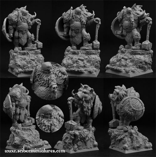 Scibor Monstrous Miniatures OGSE0017 28mm Ogre Chief