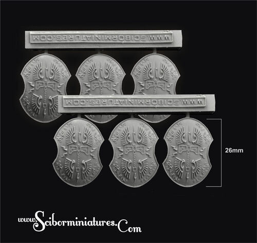 Scibor Monstrous Miniatures CPSH0230 Thor Shields #1 (6 pcs)