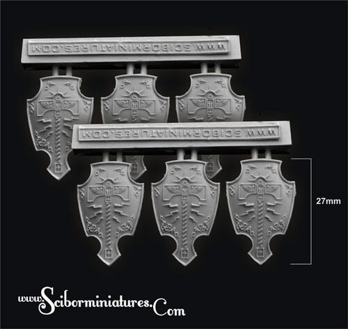 Scibor Monstrous Miniatures CPSH0231 Thor Shields #2 (6 pcs)