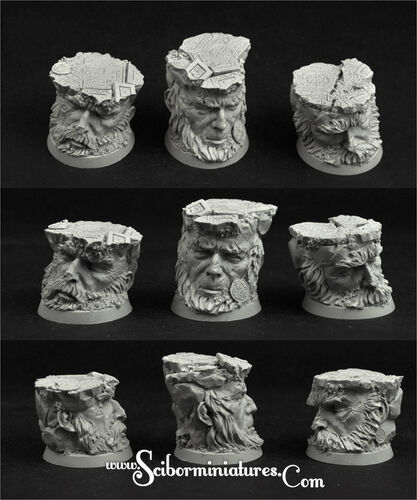 Scibor Monstrous Miniatures BRCE0134 Celtic Ruins 32mm round bases set 1 (3 pcs)