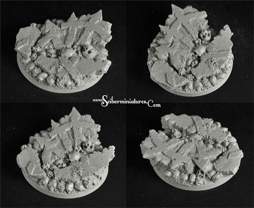 Scibor Monstrous Miniatures BRCR0140 Crused Earth 60mm round base
