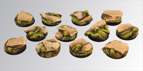 Scibor Monstrous Miniatures BRDE0004 Demonic 25 mm round bases (5 pcs)