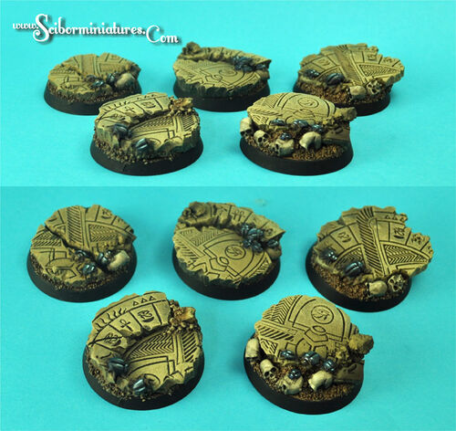 Scibor Monstrous Miniatures BREG0133 Egyptian Ruins 32 mm round bases set 1 (5 pcs)