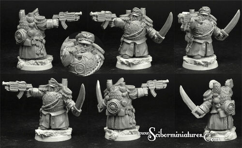 Scibor Monstrous Miniatures 28SF0199 SF Dwarf Commander #2