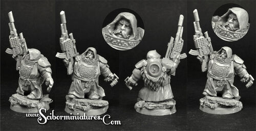 Scibor Monstrous Miniatures 28SF0201 SF Dwarf Sniper #2