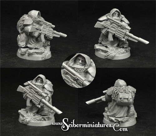 Scibor Monstrous Miniatures 28SF0202 SF Dwarf Sniper #3