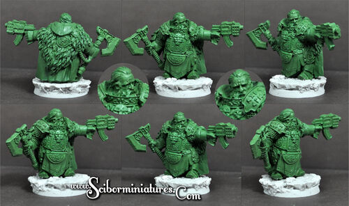 Scibor Monstrous Miniatures 28SF0211 SF Dwarf Marine #1