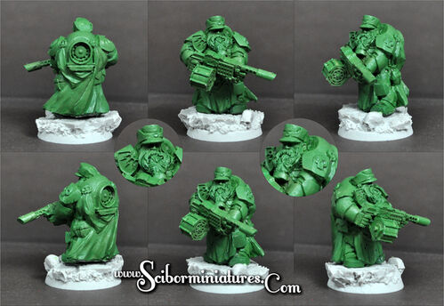 Scibor Monstrous Miniatures 28SF0214 SF Dwarf Marine #14