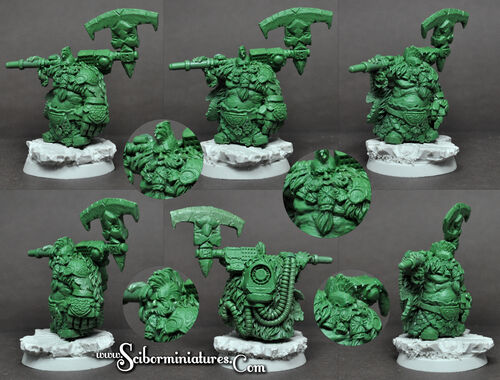 Scibor Monstrous Miniatures 28SF0217 SF Dwarf Wild Chieftain #1