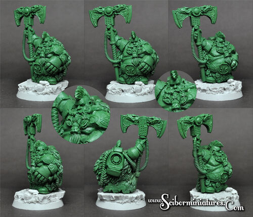 Scibor Monstrous Miniatures 28SF0218 SF Dwarf Wild Chieftain #2