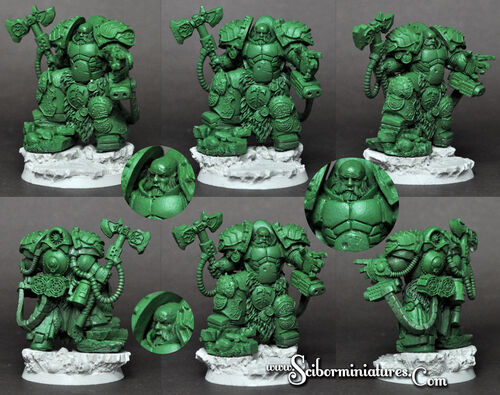 Scibor Monstrous Miniatures 28SF0221 SF Dwarf Lord Cruiser Suit #1