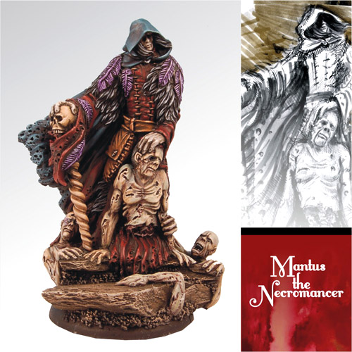 Scibor Monstrous Miniatures 54FM0002 Mantus the Necromancer