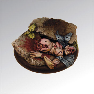 Scibor Monstrous Miniatures 54FM0008 Zombie Base 50mm