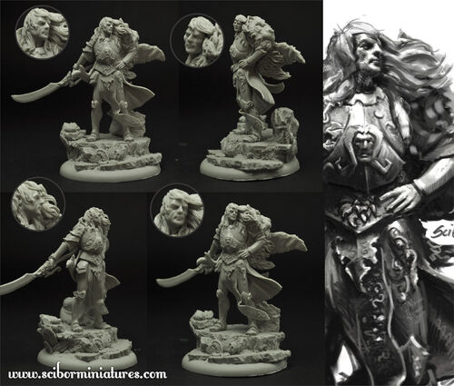 Scibor Monstrous Miniatures 54FM0022 Elf Lord
