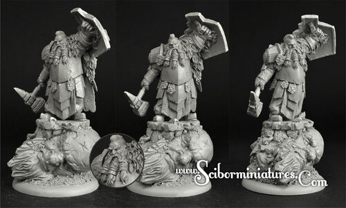 Scibor Monstrous Miniatures 54FM0032 Dwarf Lord Fundin